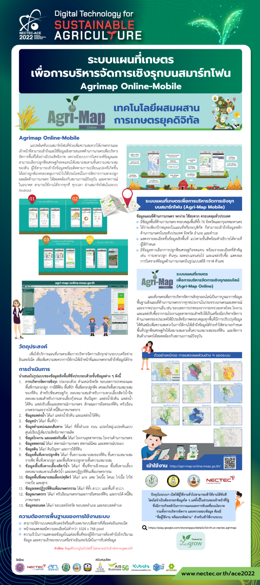 Agri-Map Online & Mobile - NECTEC-ACE 2022