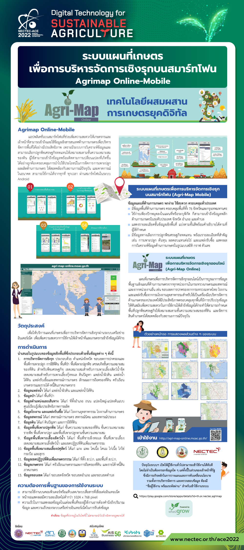 Agri-Map Online & Mobile - NECTEC-ACE 2022