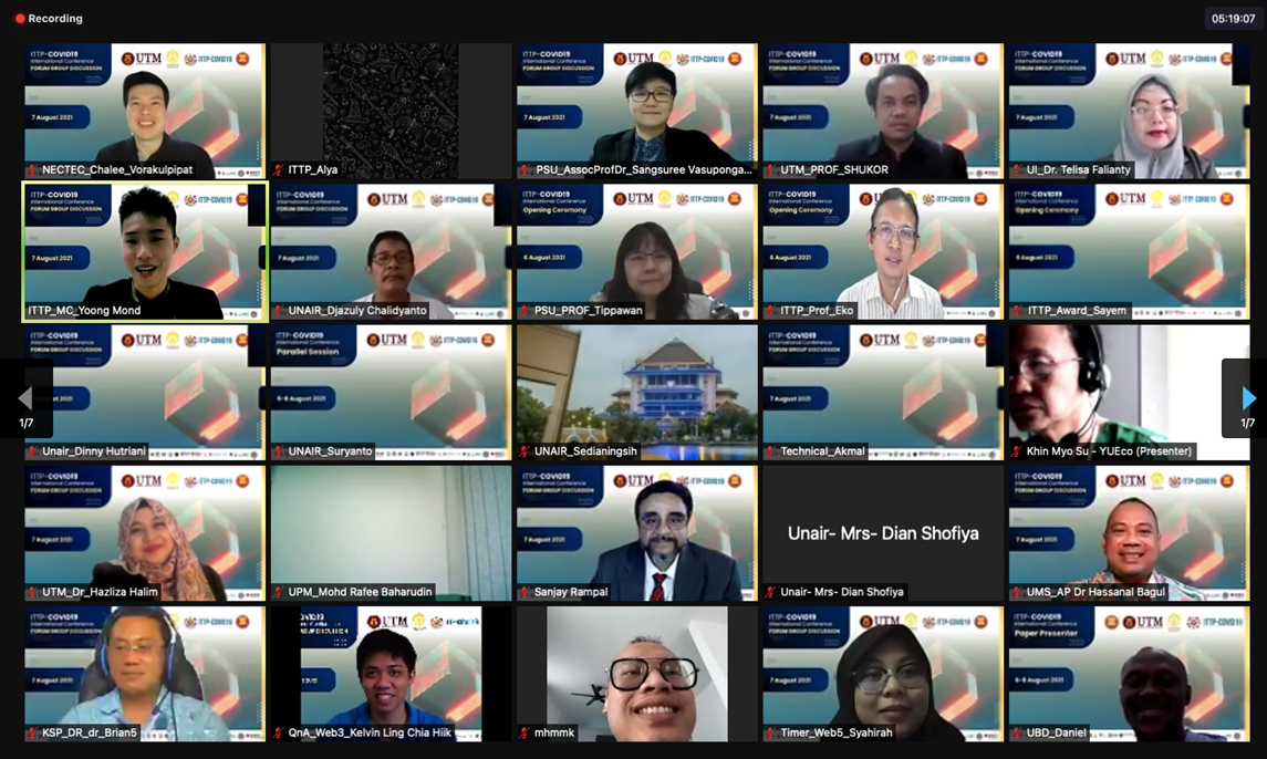 NECTEC researcher was Thailand’s representative in ITTP-COVID19 - NECTEC : National Electronics ...