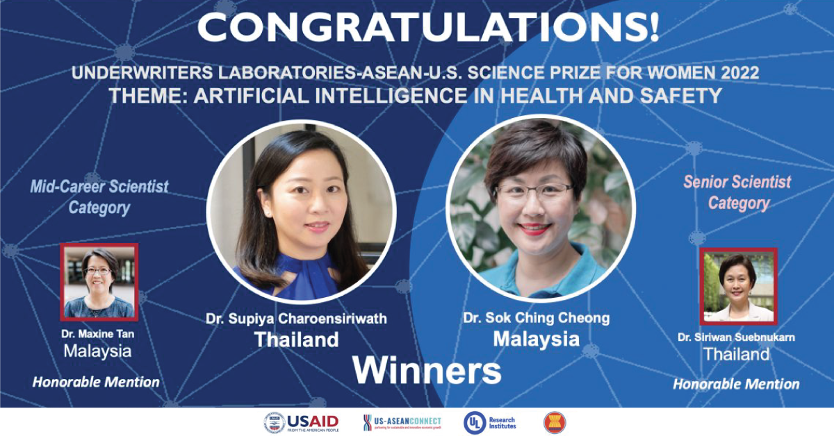 นักวิจัยเนคเทค สวทช. คว้ารางวัล The winner of the 2022 Underwriters ...